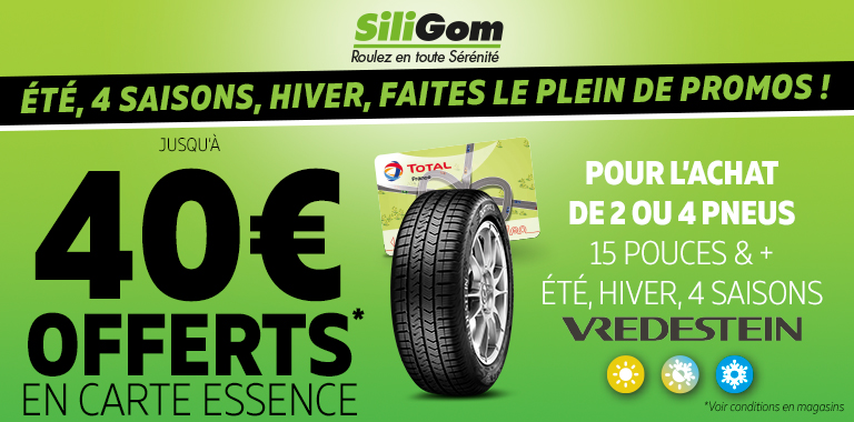 Actuellement chez Siligom : Les promotions
